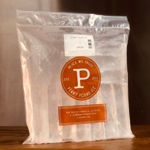 Clear Ice Spear, Bag of 10, Penny Pound | Collins & Coupe