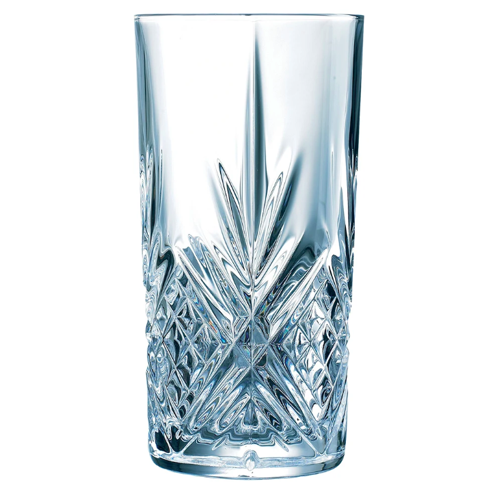 Heavy Cut Collins Glass, 12oz | Collins & Coupe