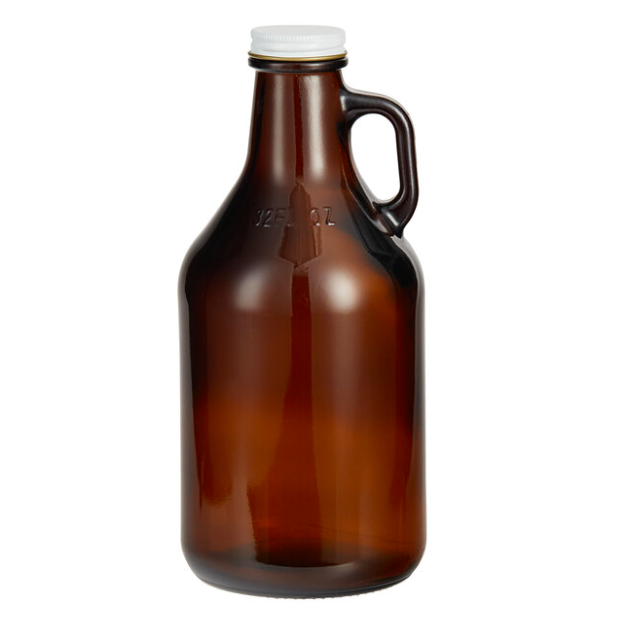 Amber Growler, 32oz. | Collins & Coupe