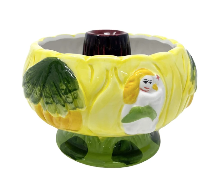 32oz Flaming Volcano Tiki Punch Bowl | Collins & Coupe