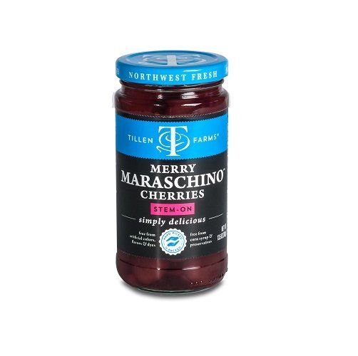 All Natural Maraschino Cherries Tillen Farms | Collins & Coupe