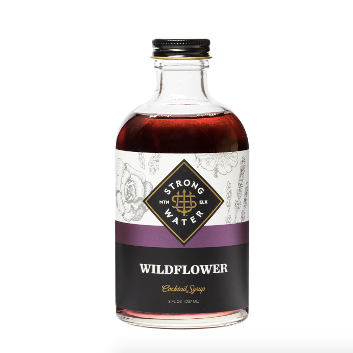 Strongwater Wildflower Cocktail Syrup, 8oz | Collins & Coupe