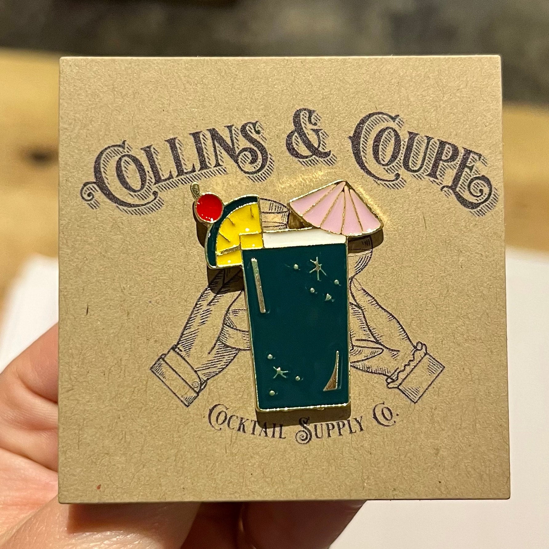 Beachside Cocktail Pin | Collins & Coupe