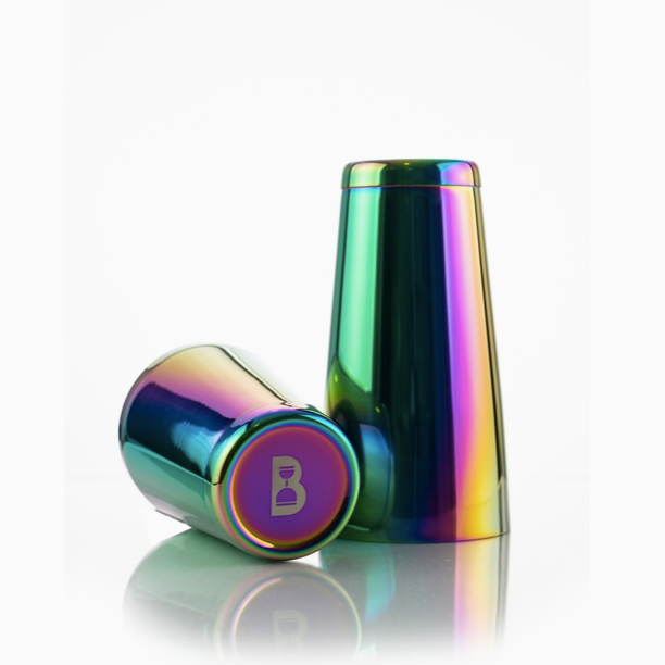 18oz Bull in China Shaker Tin, Rainbow | Collins & Coupe