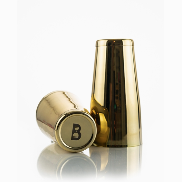 18oz Bull in China Shaker Tin, Gold | Collins & Coupe