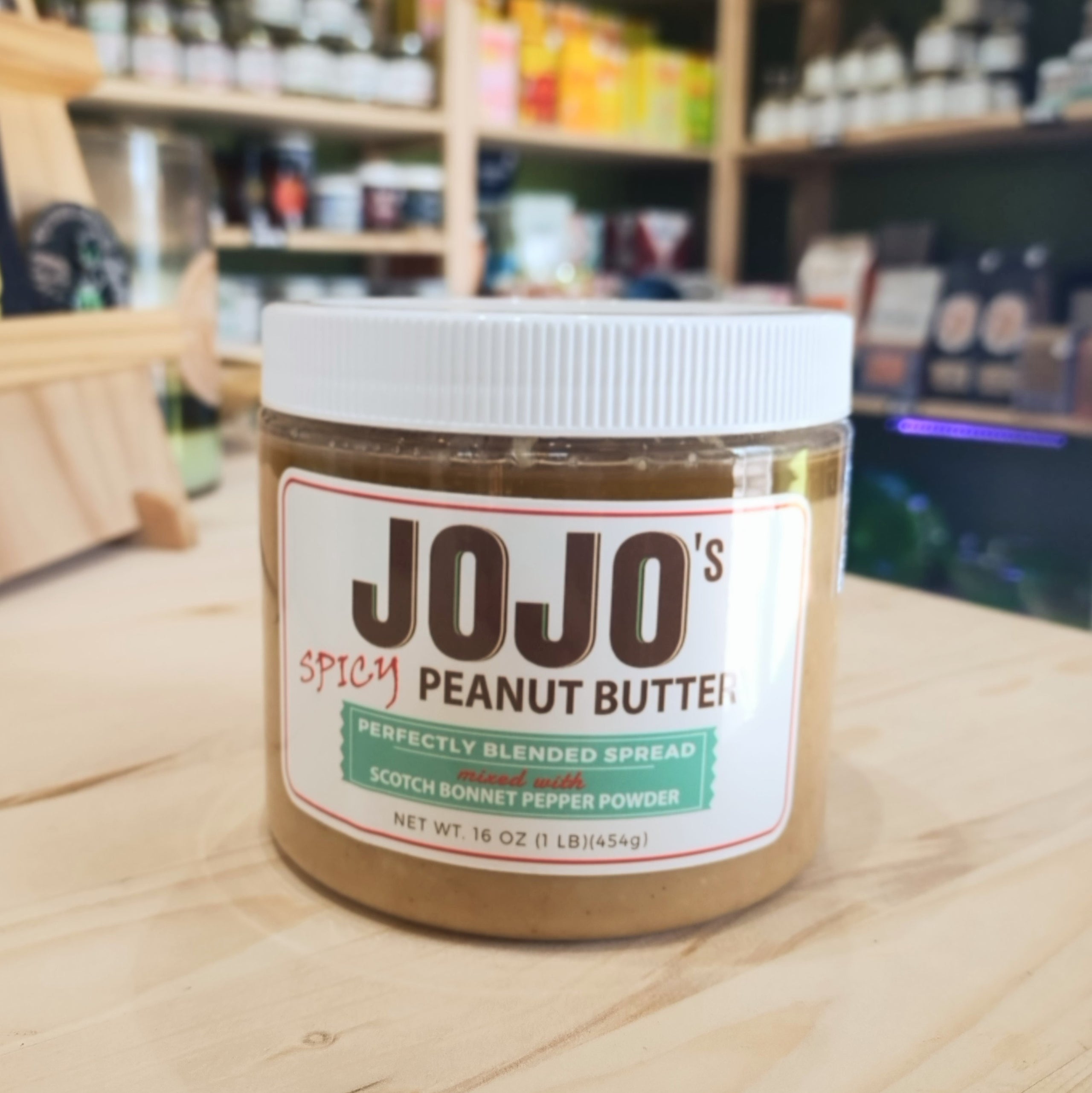JOJO’s Organic Spicy Peanut Butter, 16oz | Collins & Coupe