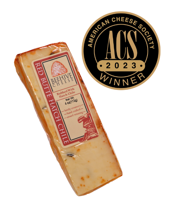 Beehive Cheese Co. Red Butte Hatch Chile Cheddar, 4oz. | Collins & Coupe