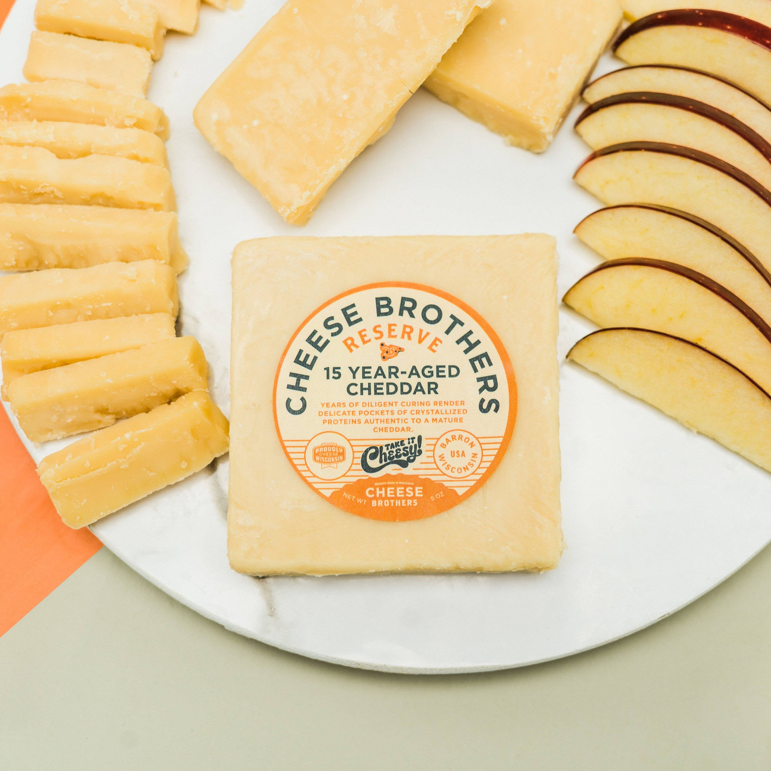 Cheese Brothers 15-Year-Aged Cheddar, 5oz. | Collins & Coupe